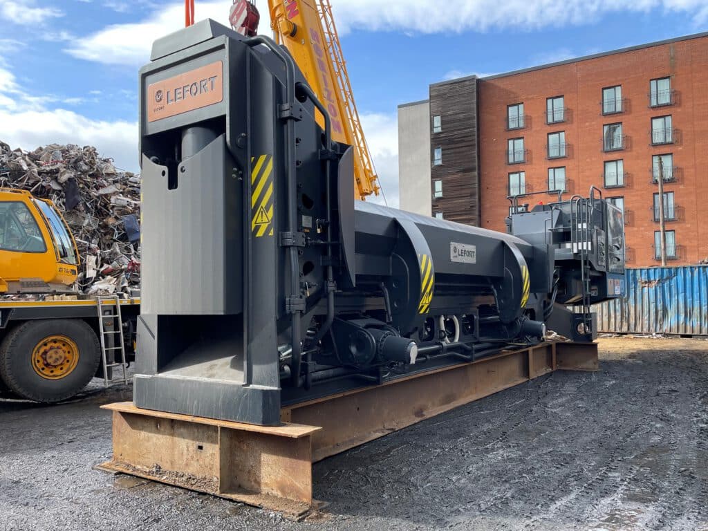 DALTON METAL RECYCLING install a new LEFORT Konkeror 600 - Lefort